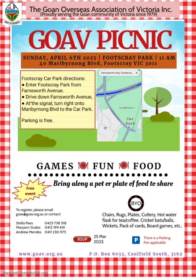 GOA Vic - The Official Site for Goans in Melbourne Victoria AU